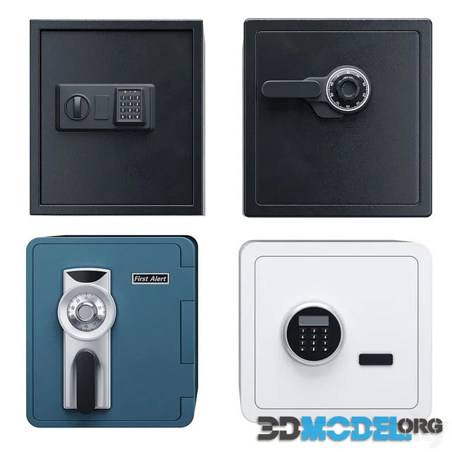 3D Model – Safes (set)