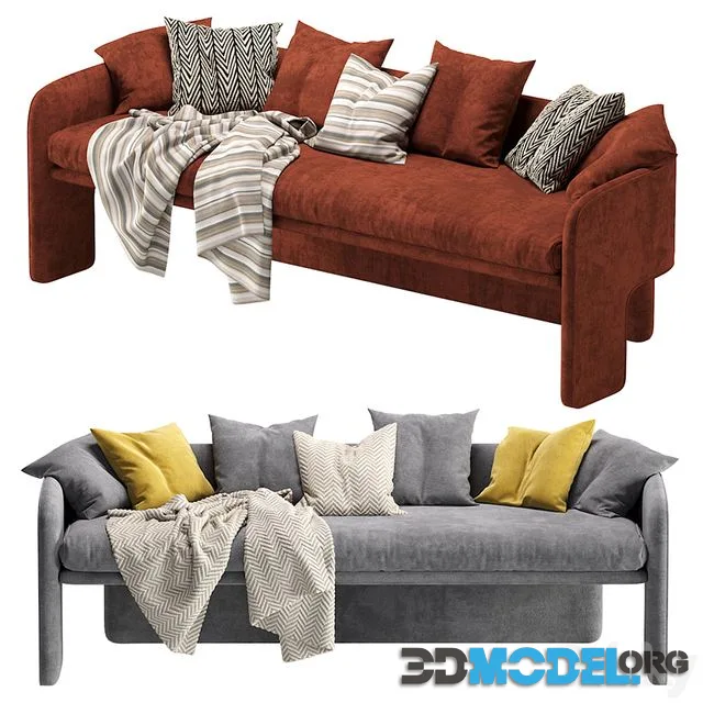 3D Model – Sofa milo baughman