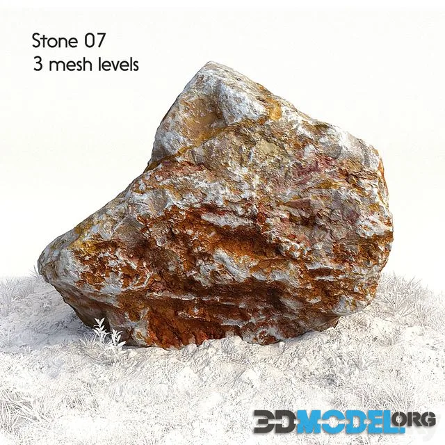 3D Model – Stone 07