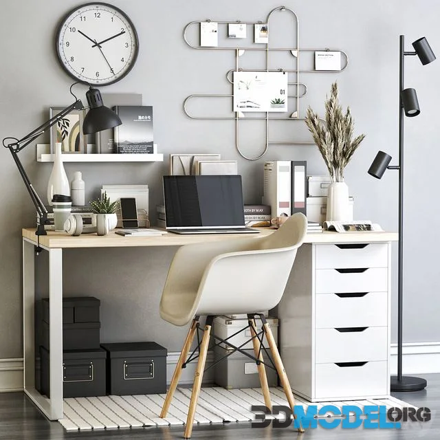 3D Model – Workplace 110