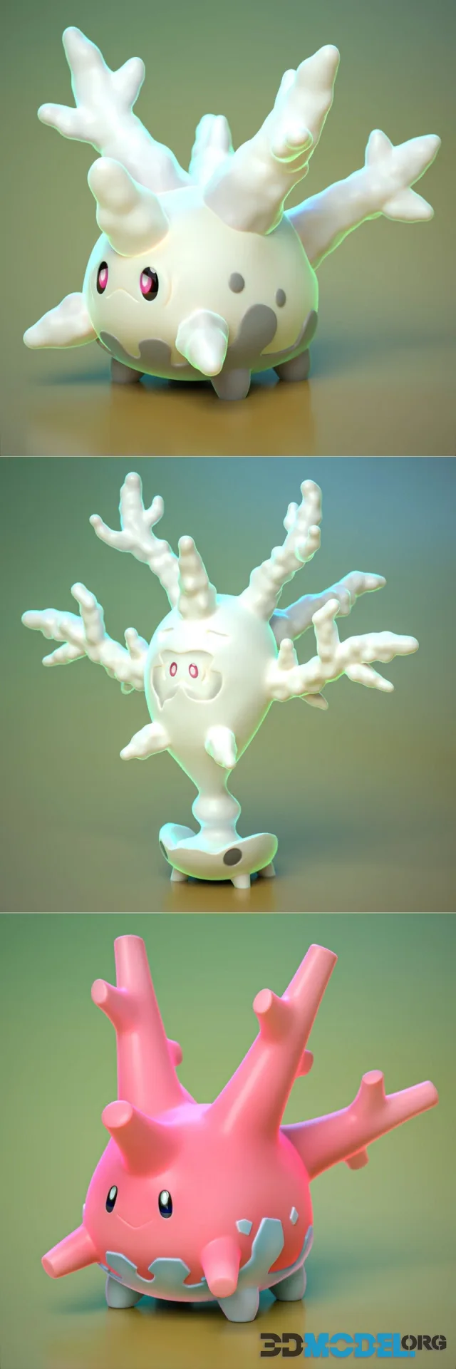 3D Model – Corsola – Printable