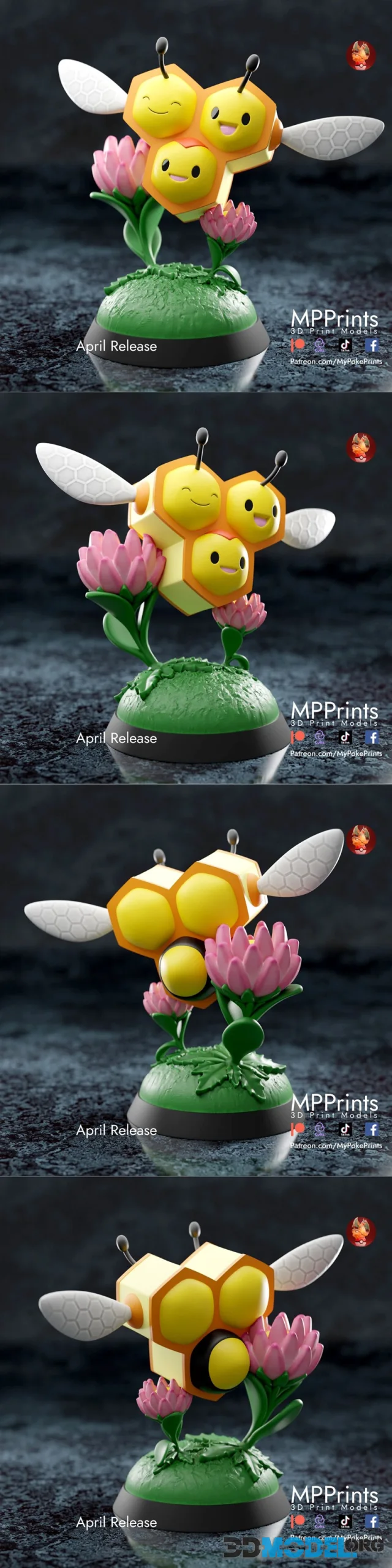 3D Model – Combee – Printable