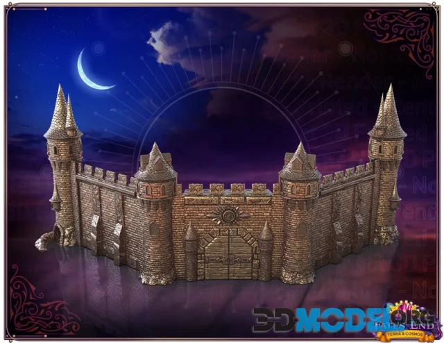 3D Model – Citadel GM Screen and Extras – Printable