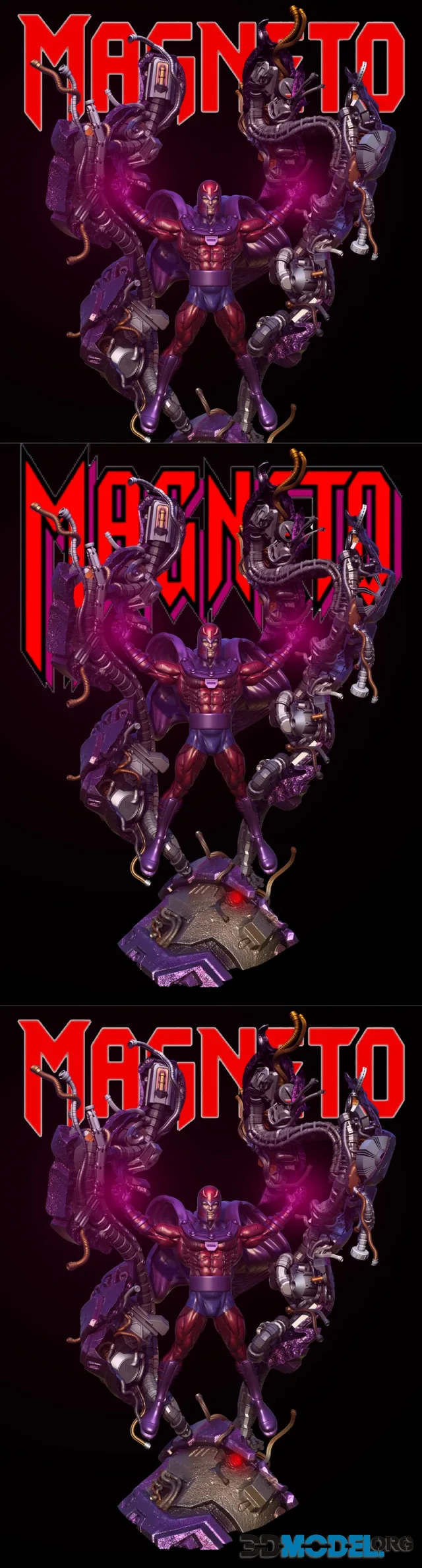 3D Model – Magneto – Printable