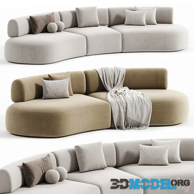 3D Model – Bon Bon sofa