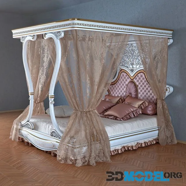 3D Model – Canopy bed