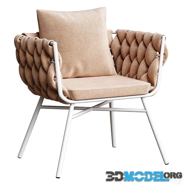 3D Model – Chair Miko Beige