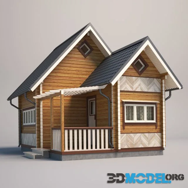 3D Model – Cottages