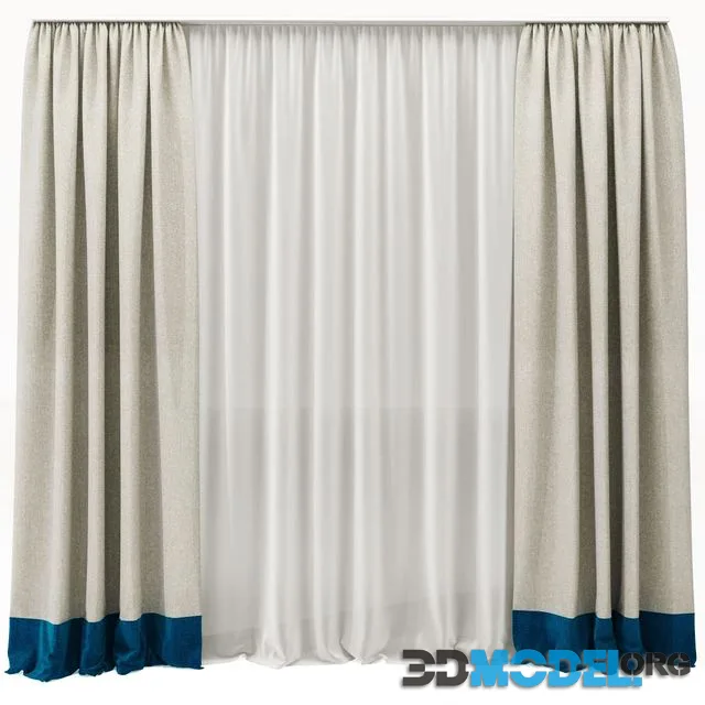 3D Model – Curtains_01