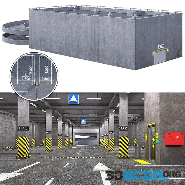 3D Model – Parking
