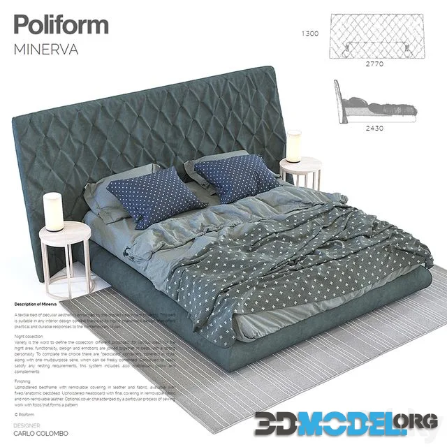 3D Model – Poliform Minerva