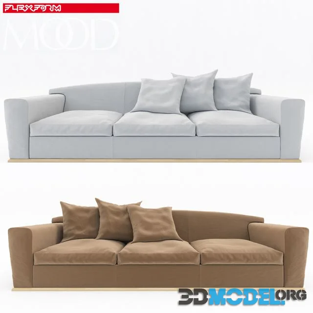 3D Model – Sofa HILL Flexform