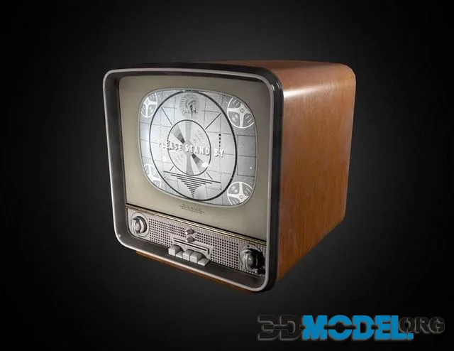 3D Model – TV Radium (PBR)