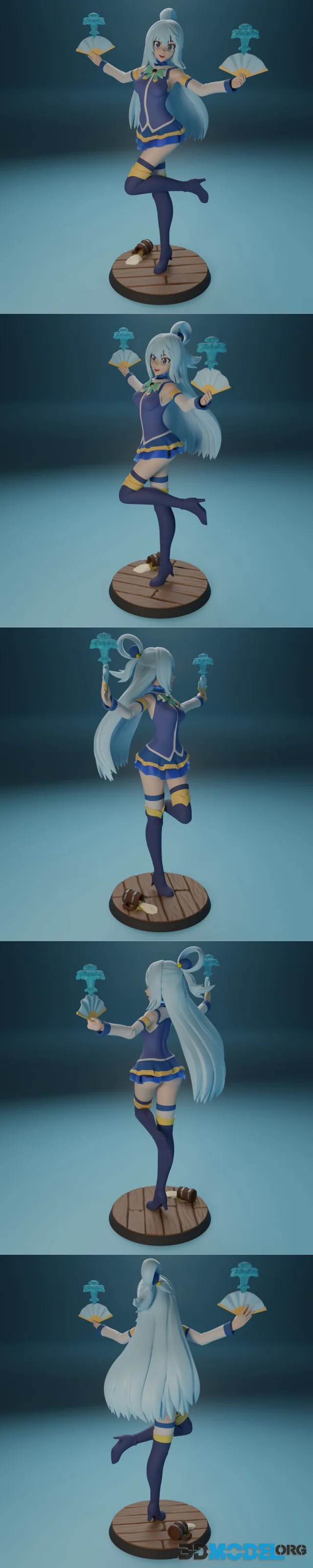 3D Model – Aqua – Printable