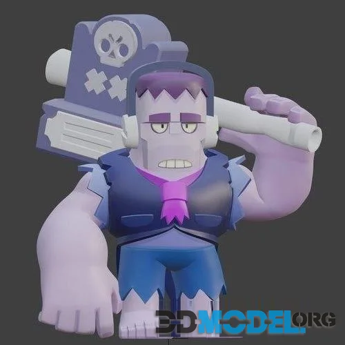 3D Model – Brawl Stars Frank