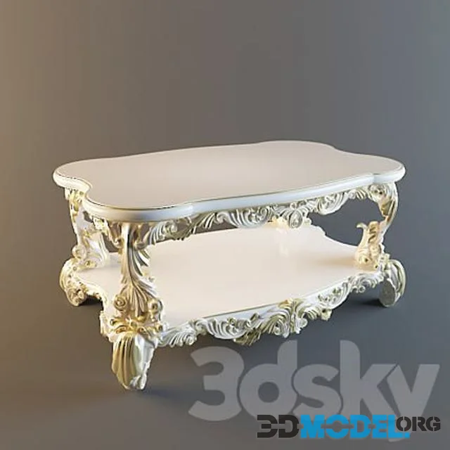 3D Model – Coffee table 002