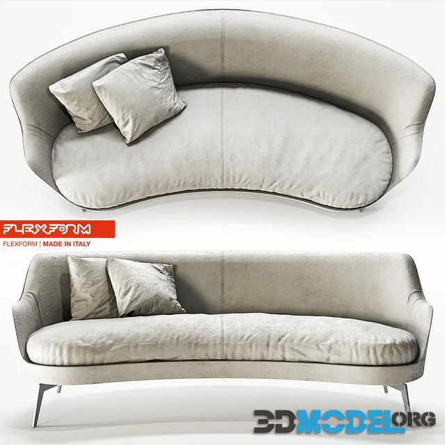 3D Model – Flexform Guscio