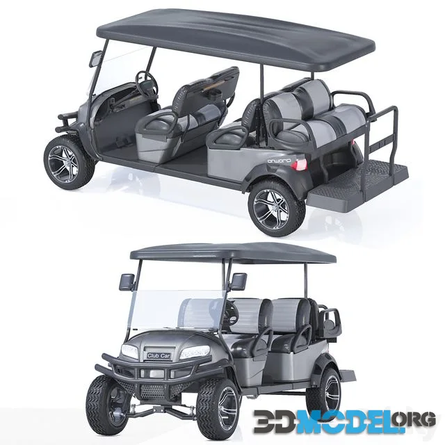 3D Model – Golf Club Car