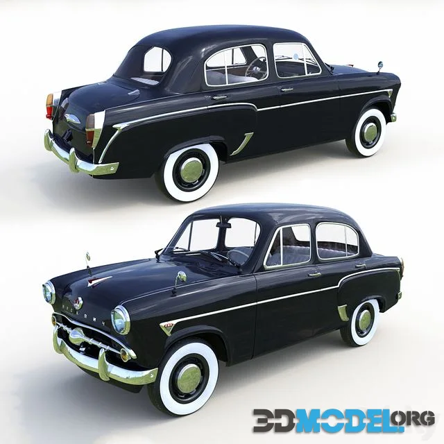 3D Model – Moskvich 402