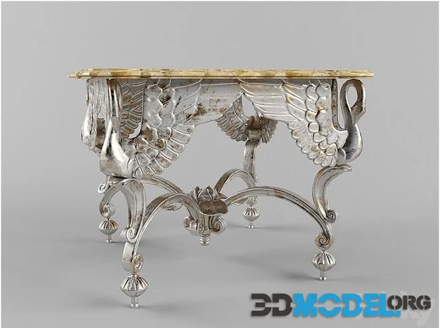 3D Model – Table antique