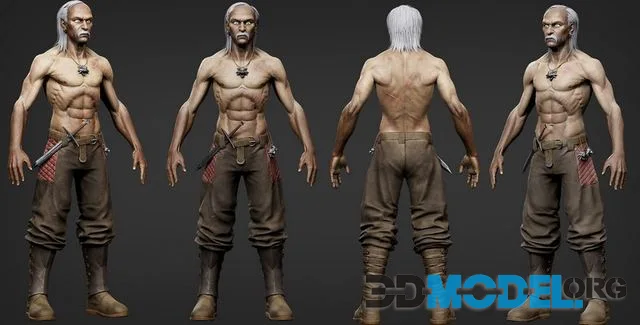 3D Model – The Witcher (PBR)