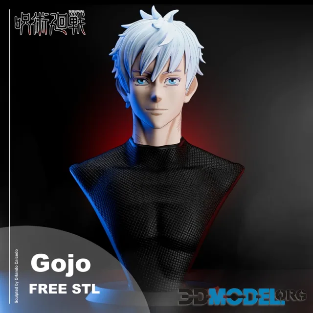 3D Model – Gojo Bust – Printable