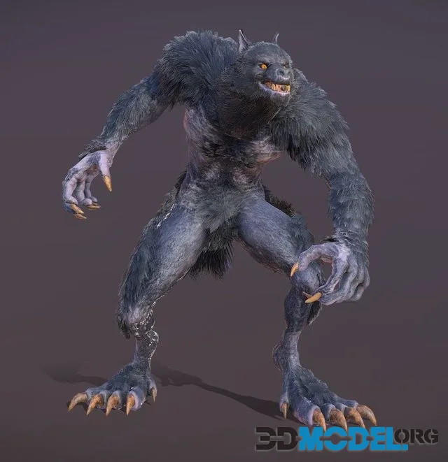 3D Model – Baruk The Werewolf