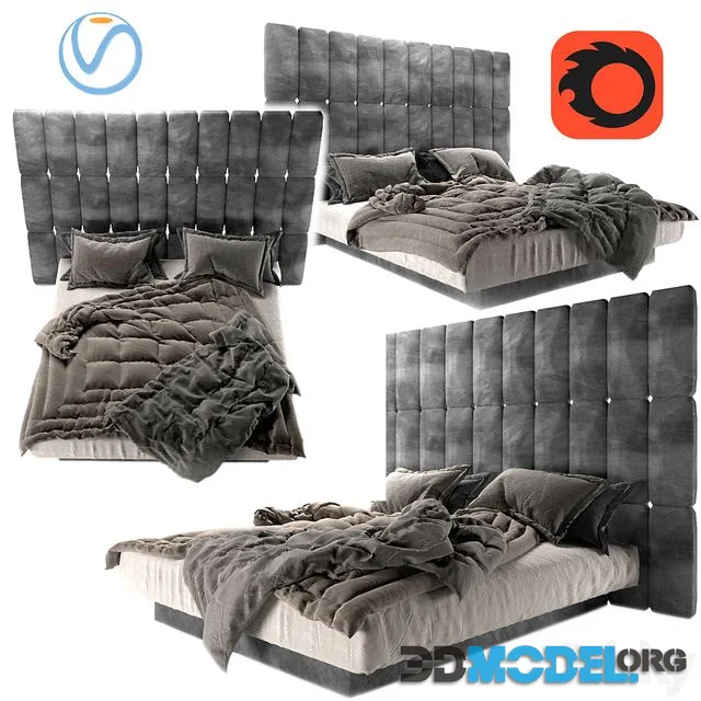 3D Model – Bed moon