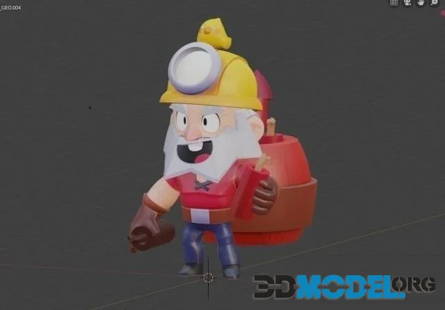 3D Model – Brawl Stars Dynamike