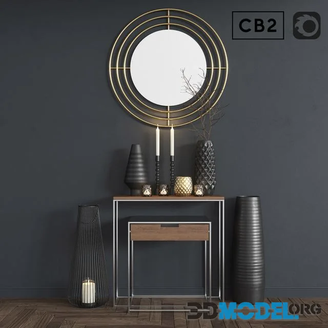 3D Model – CB2 Decor Set 1