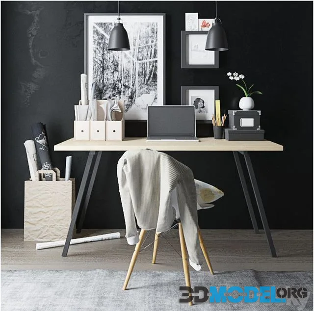 3D Model – Desktop – set