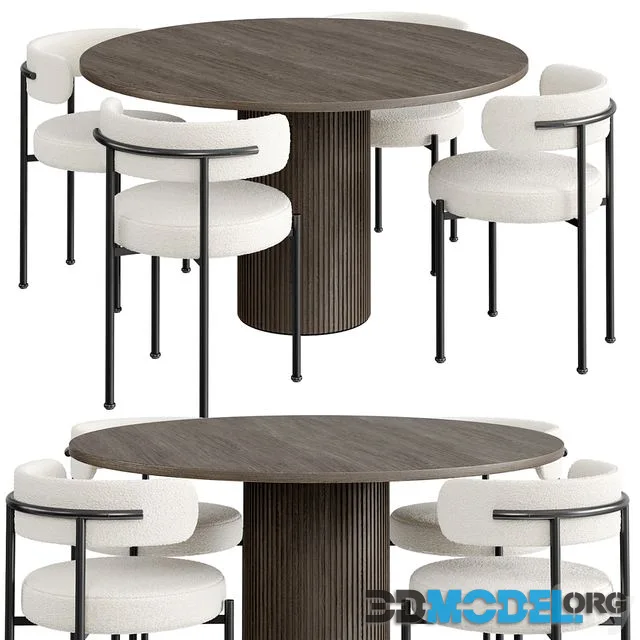 3D Model – Dinning Set 44
