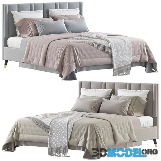 3D Model – Double Bed 3