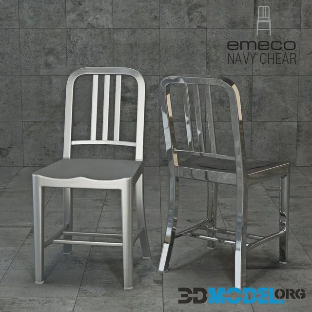 3D Model – Emeco Navy Chear