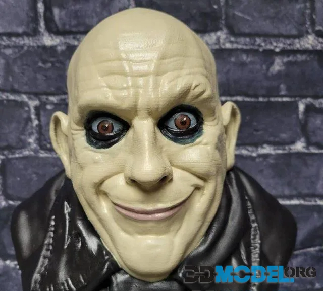 3D Model – Fester Addams Bust