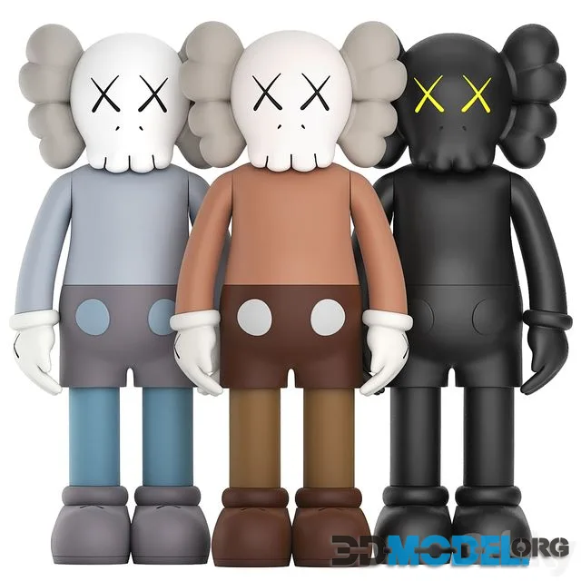 3D Model – kaws collection