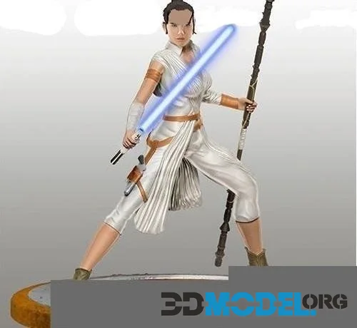 3D Model – Rey Star Wars