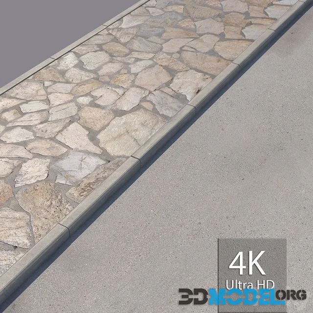3D Model – Sidewalk 9