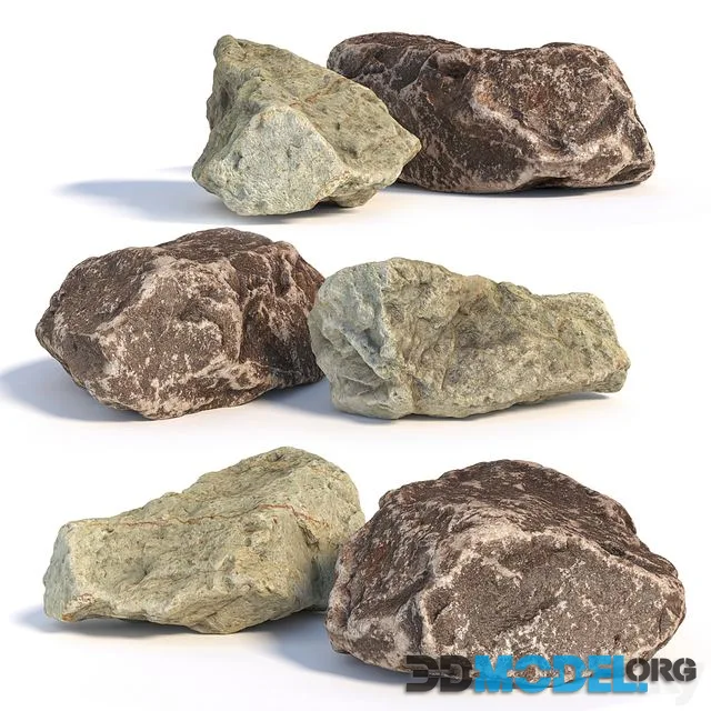 3D Model – Stones 140