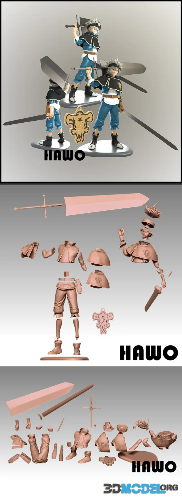 3D Model – Asta Hawo – Printable