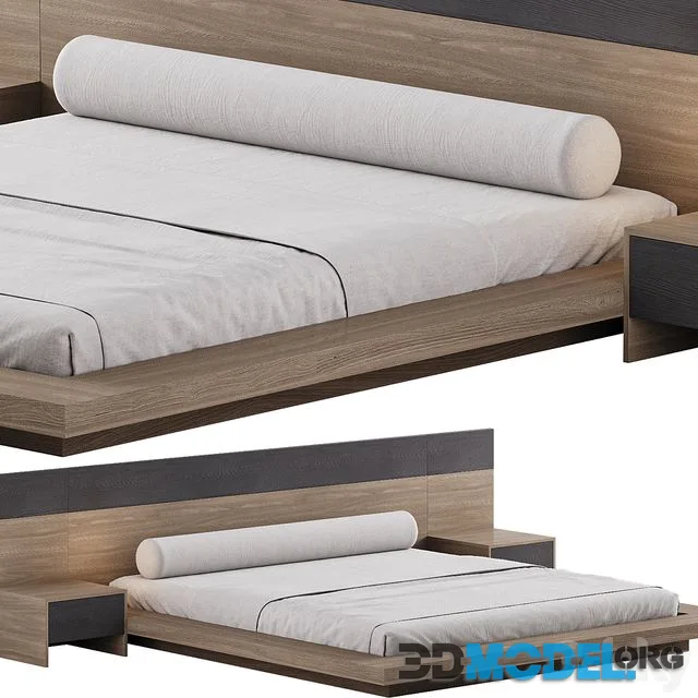 3D Model – Double bed 04