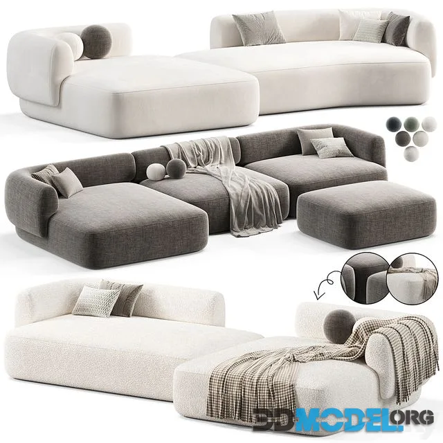 3D Model – Hug Modular Sofa