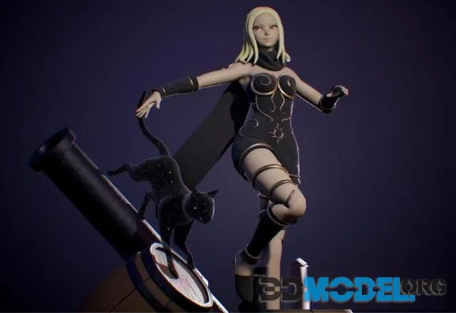 3D Model – Kat – Gravity Rush