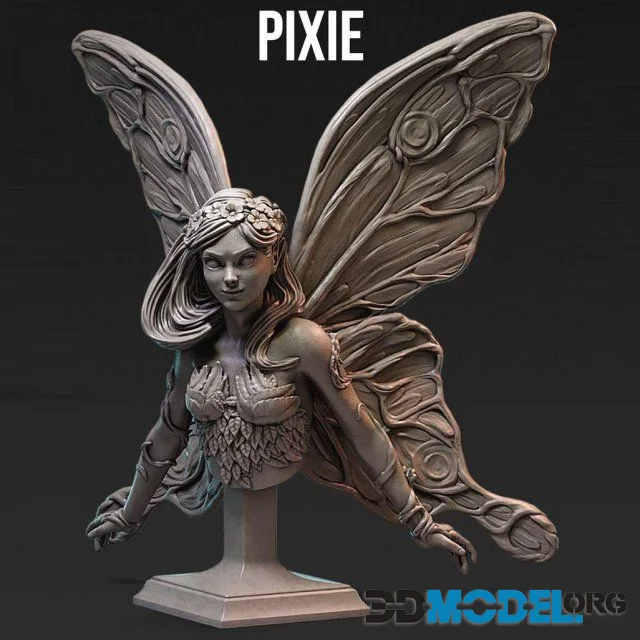 3D Model – Pixie Bust