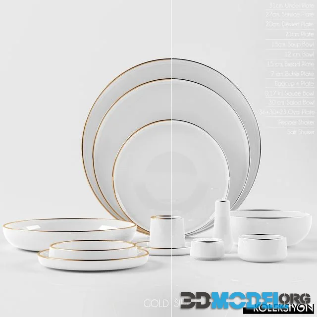 3D Model – PLATE SET