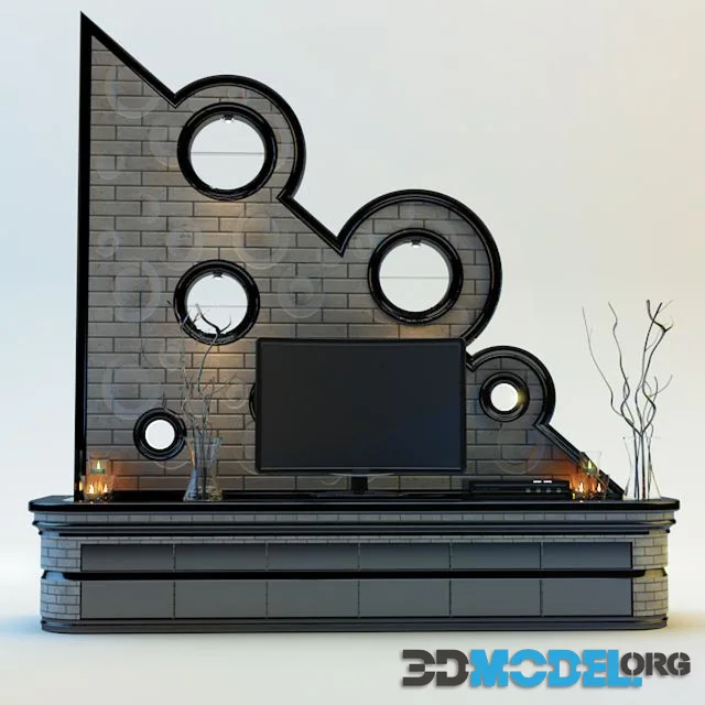 3D Model – tv stand