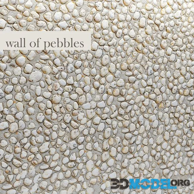 3D Model – Pebbles