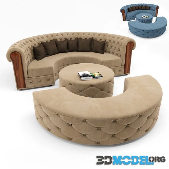 3D Model – Advance Sofa