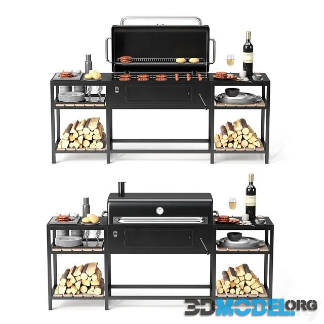 3D Model – Barbecue 24