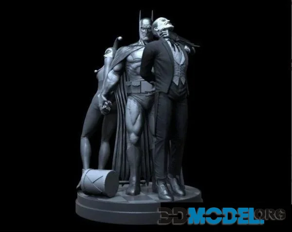3D Model – Batman Diorama 2